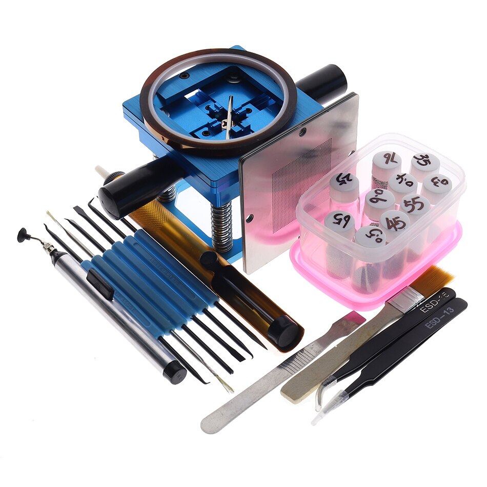 Blå bga reballing kit 90*90mm bga reballing statio... – Grandado