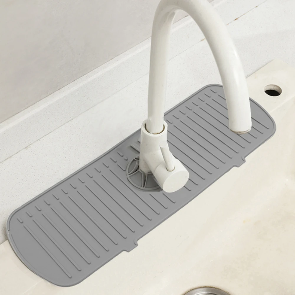 Kitchen Silicone Faucet Mat Water Ripples Faucet W... – Vicedeal