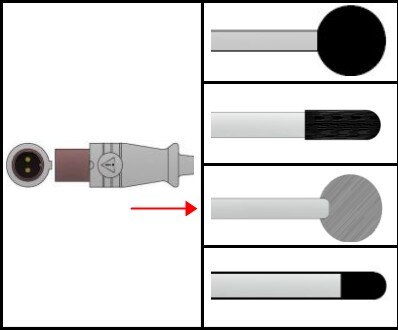 H P 21078A compatible adult skin surface Monitor T... – Grandado