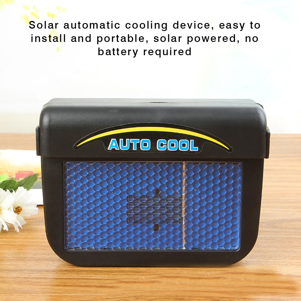 Solar Power Auto Window Exhaust Fan Cool Air Vent ... – Grandado
