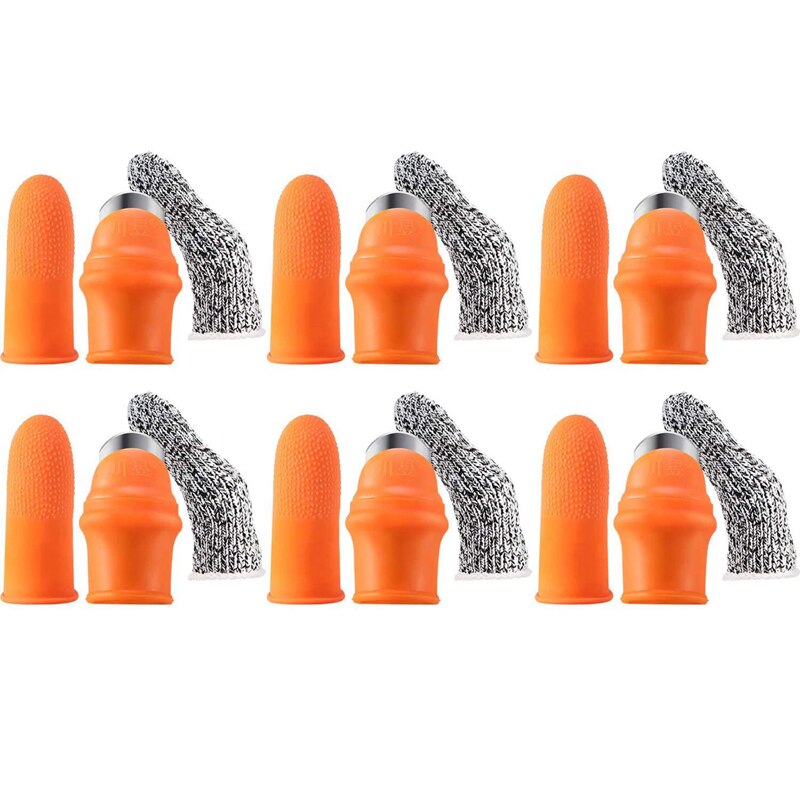 18Pack Siliconen Duim Mes Separator Vinger Mes Pla... – Vicedeal