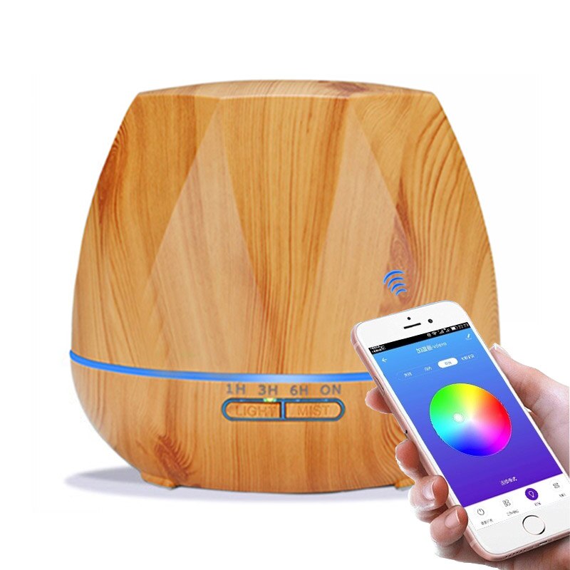 Smart Wifi app 550ml Aroma Essential Oil Diffuser ... – Vicedeal