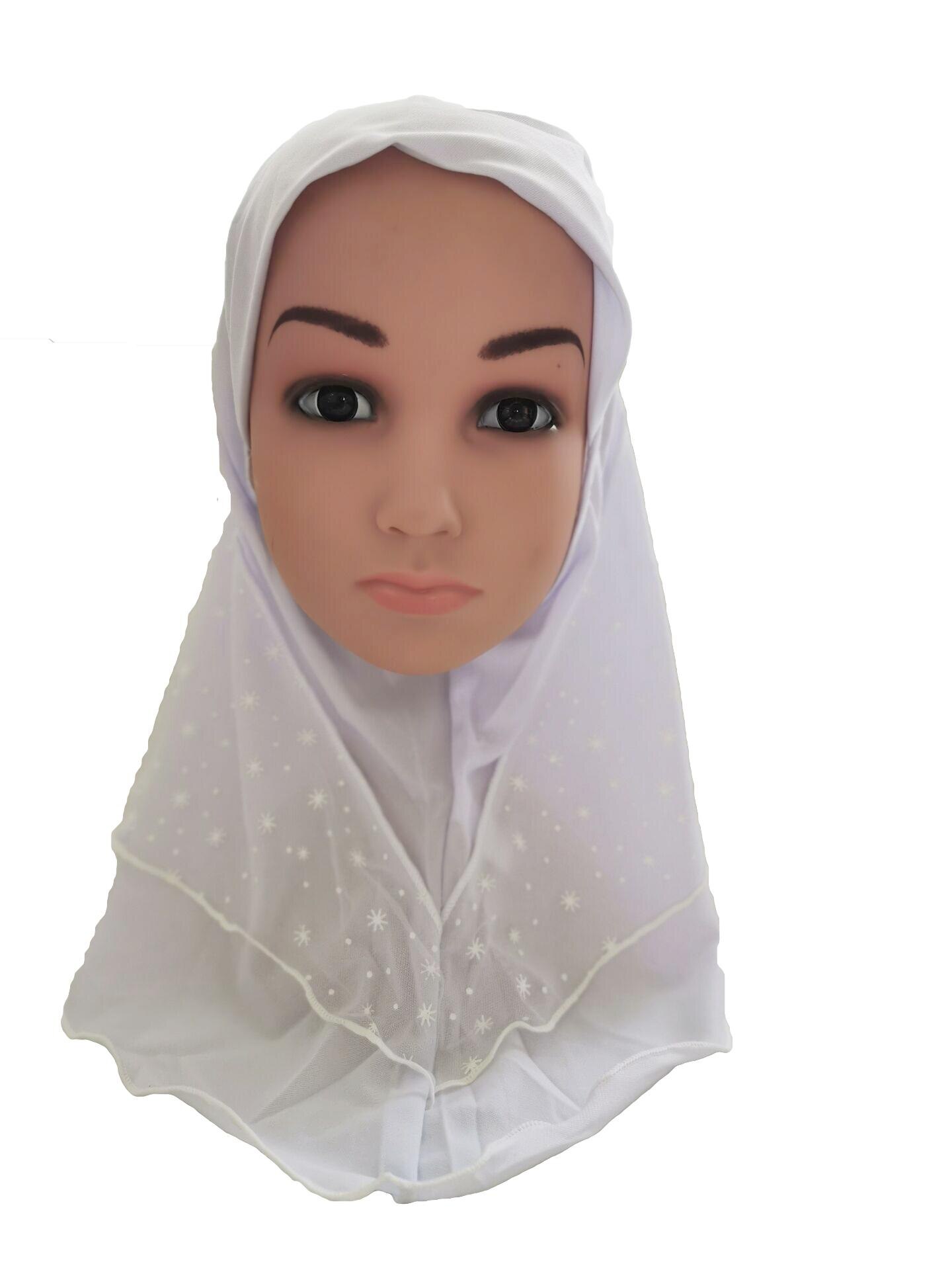 Muslim Kids Girls Hijab Islam Headscarf Mesh Scarf... – Vicedeal