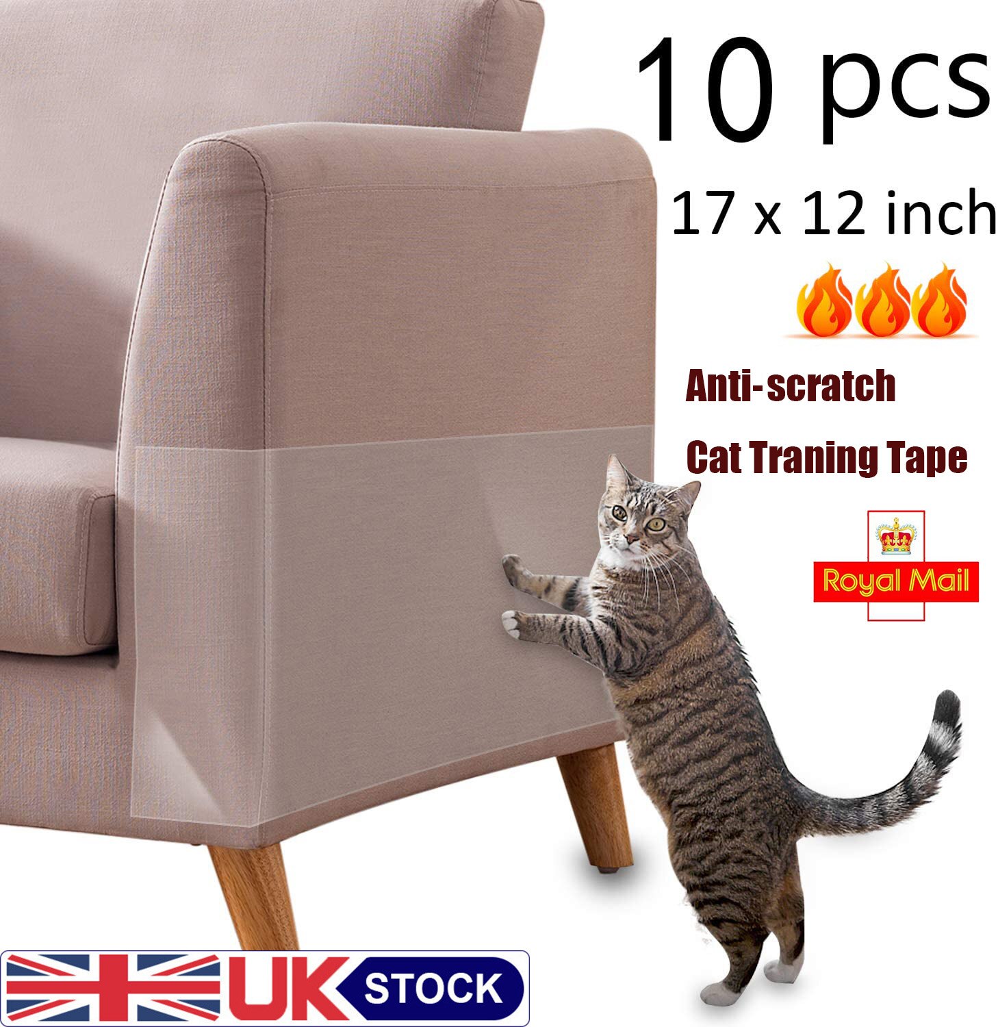 10pcs Furniture Guard Cat Scratch Protector Mat Sc... – Vicedeal