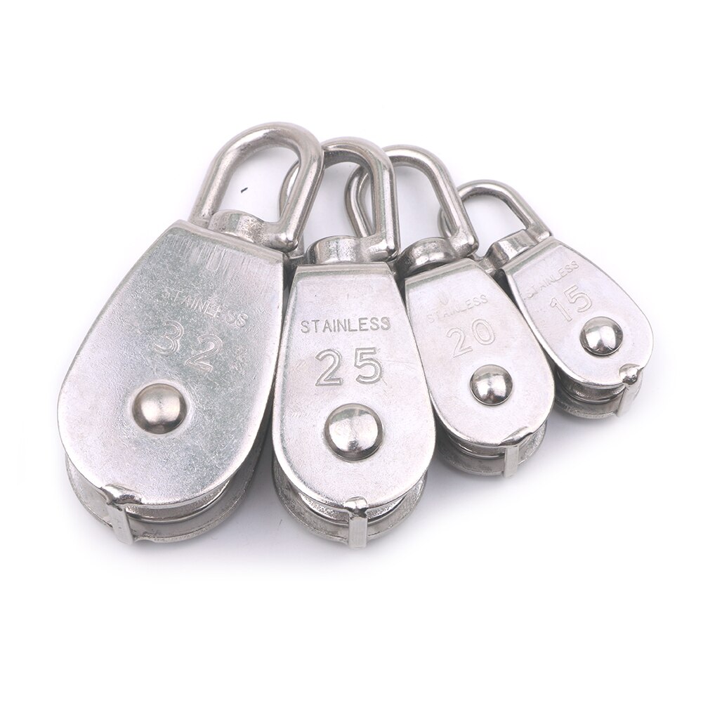 Stainless Steel Swivel Eye Rope Fixed Pulley Lifti... – Vicedeal