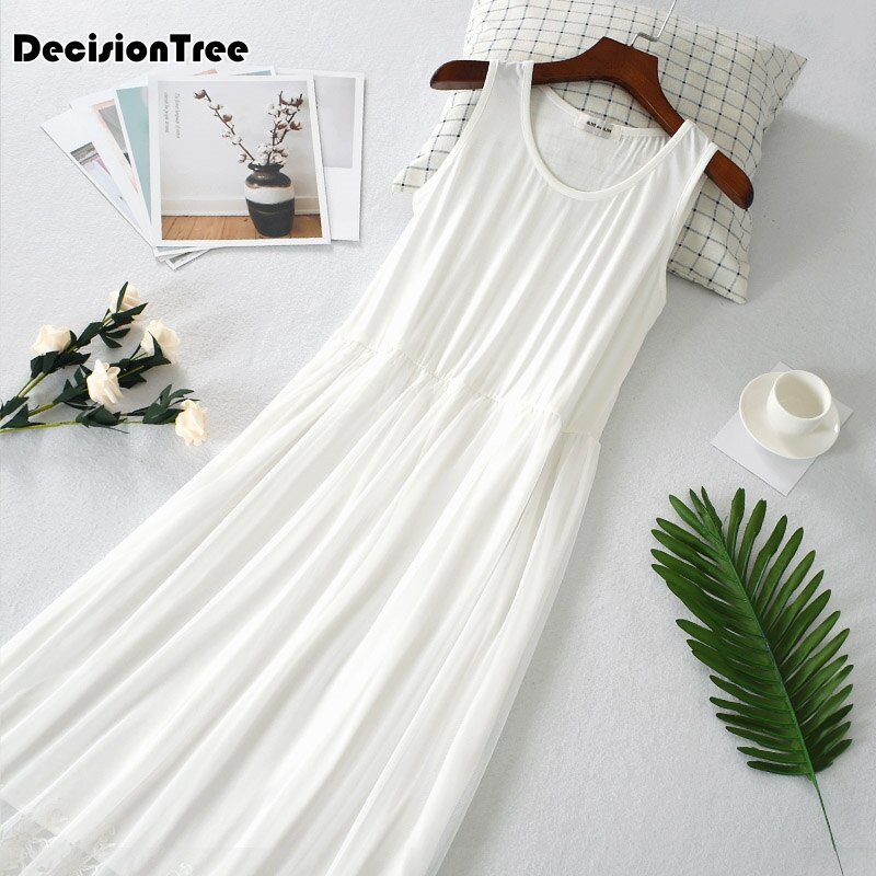 women one slips black white full slips lady intima... – Grandado