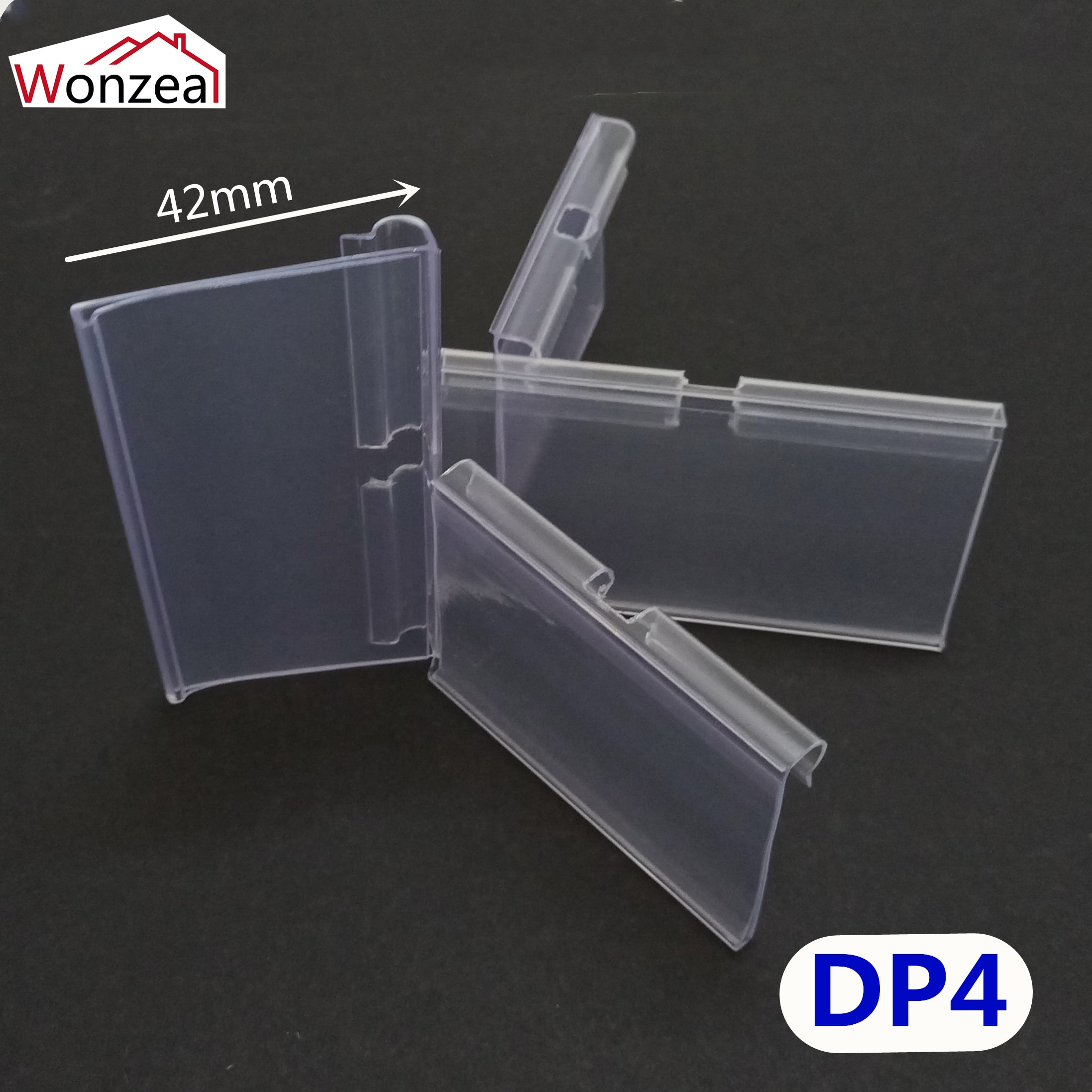100pcs/lot Clear PVC Plastic Price Tag Sign Label ... – Grandado
