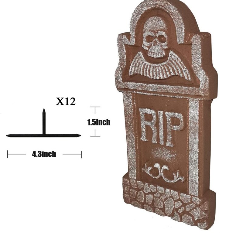 1PC Halloween Foam RIP Graveyard Tombstones Headst... – Grandado
