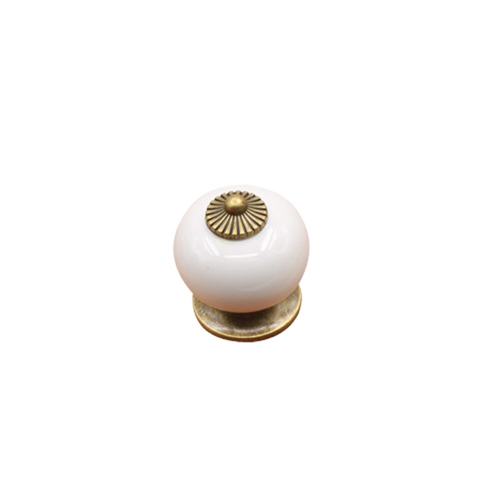 1 Pair 2 x Ceramic Door Locker Knob Vintage Bronze... – Grandado