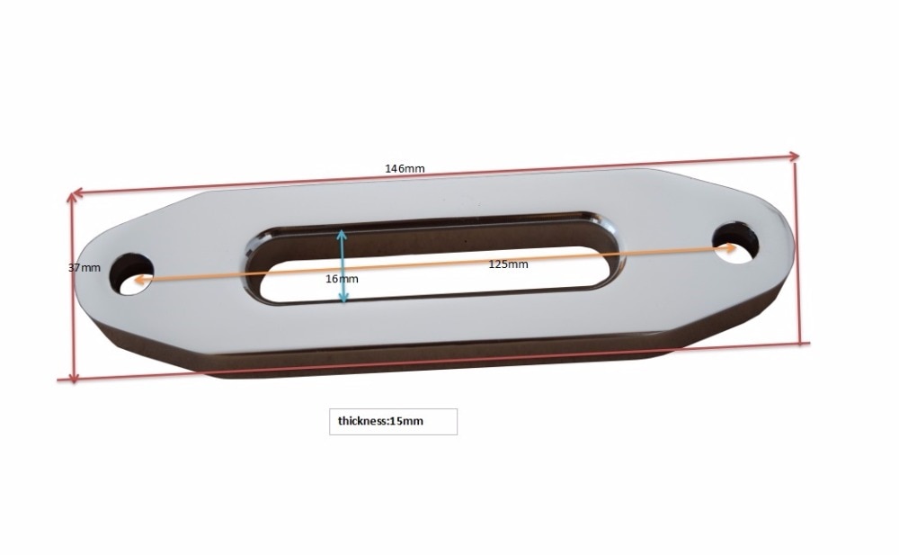 Fairlead Hawse en aluminium argenté 4000lbs, Fairl... – Grandado