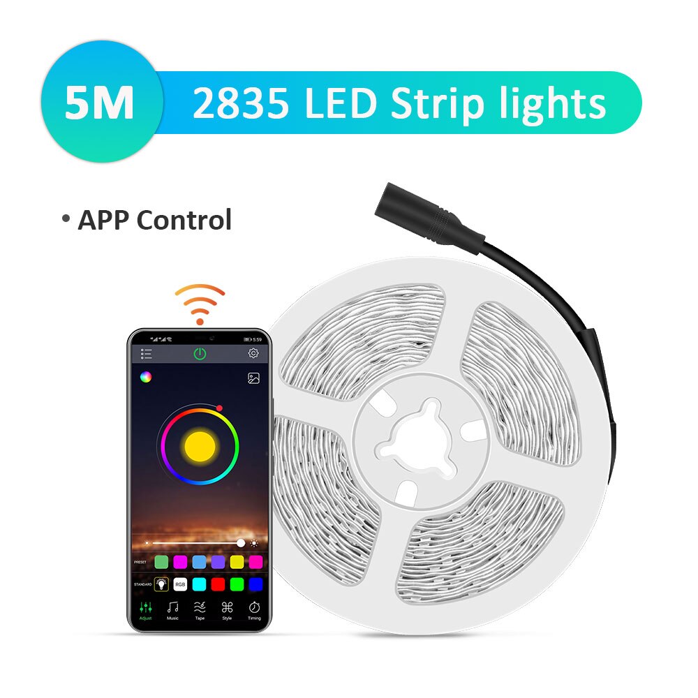 Led Strip Lights,5050 RGB Led Lights Strip with 24... – Grandado