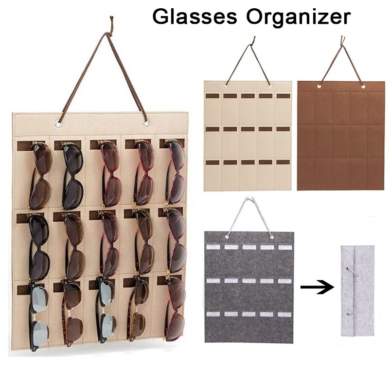 Hanging Glasses Organizer Display Case Sunglasses ... – Grandado