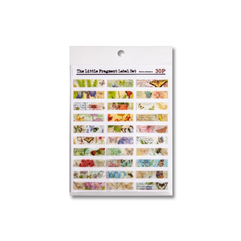 2 Stks/pak Vintage Stickers Label Collage Bullet J... – Vicedeal