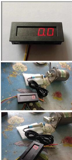 4 Digital Red LED Tachometer RPM Speed Meter+Proxi... – Grandado