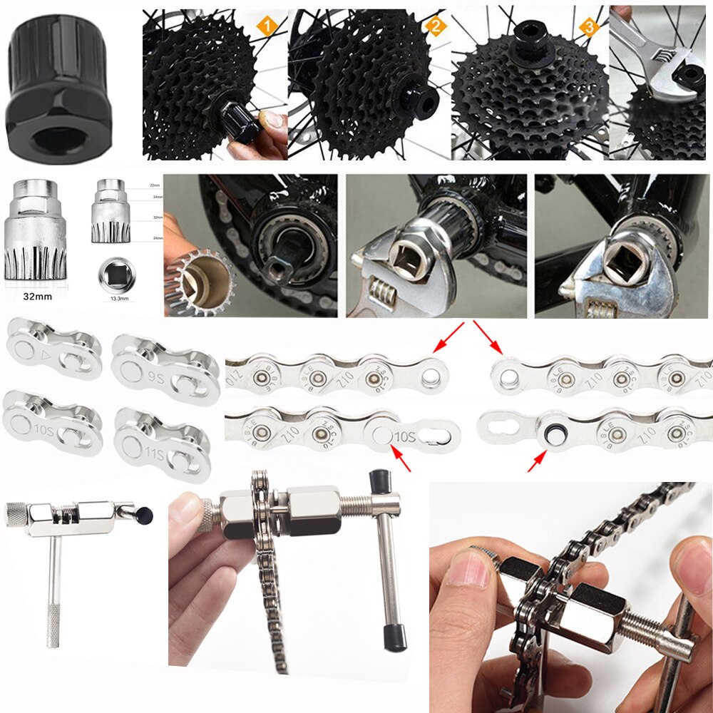 ZTTO Bike repair tool kit flywheel remover socket ... – Grandado