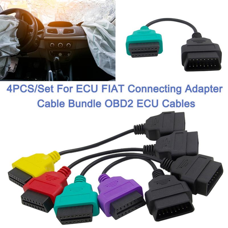 Stijl 4 stks/set ECU FIAT Aansluiten Adapter Kabel... – Vicedeal
