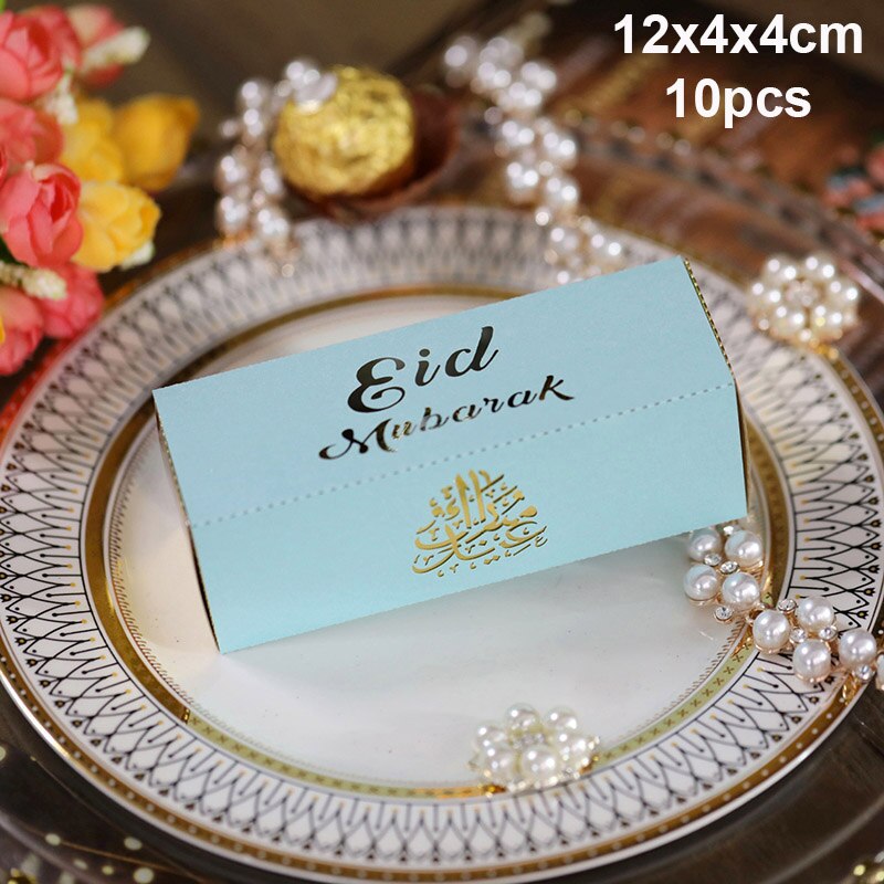 10pcs Gold Black Eid Mubarak deco Chocolate Candy ... – Grandado