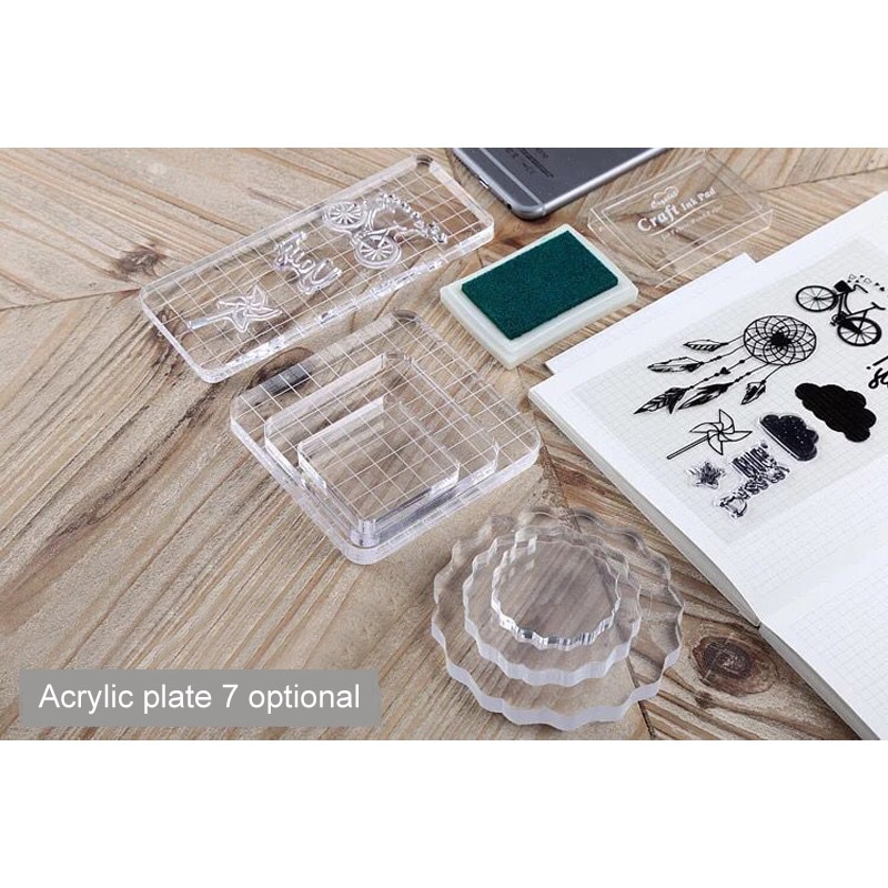 High Transparency Handle Blocks Seal Stamp Block T... – Grandado