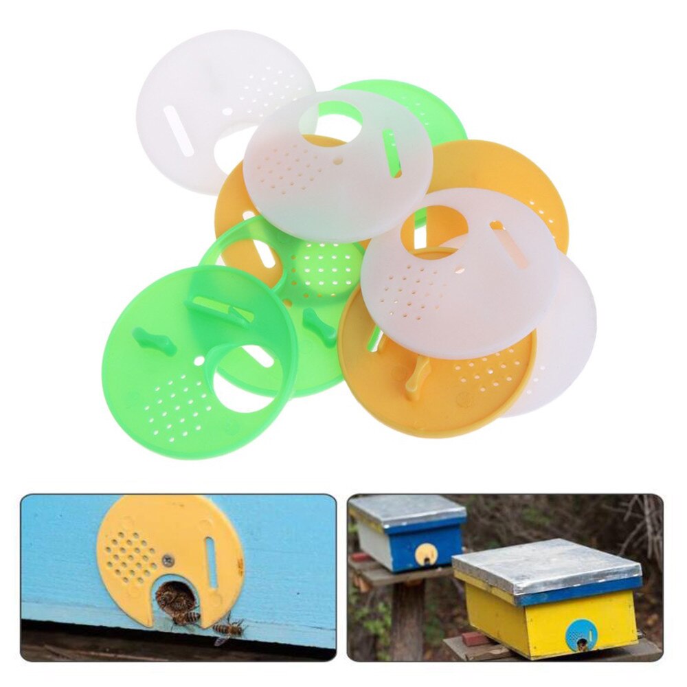 15 Piece Of Plastic Beehive Round Door Beehive Hon... – Grandado