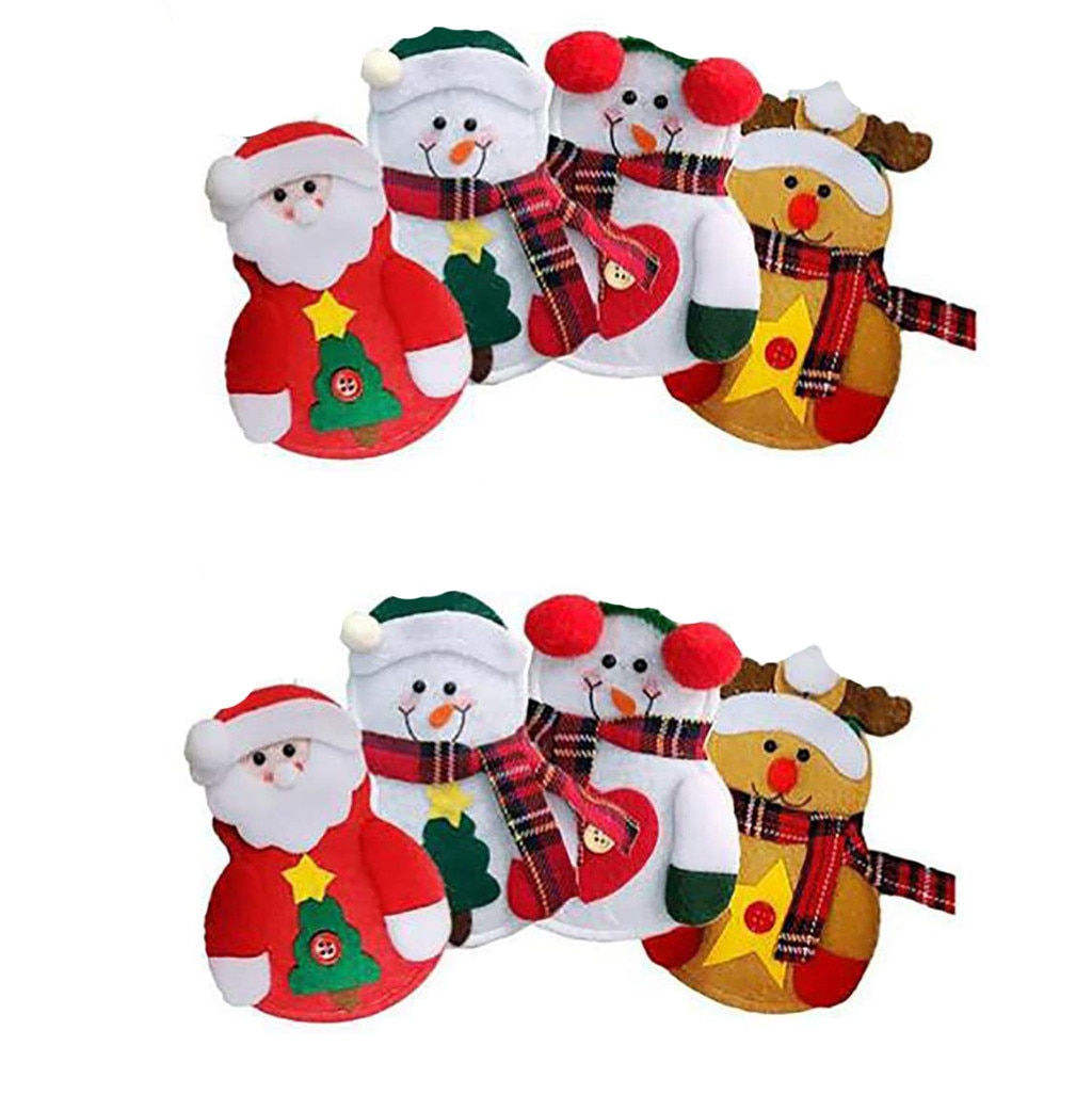 8 pièces décorations de noël rangement argenterie ... – Grandado