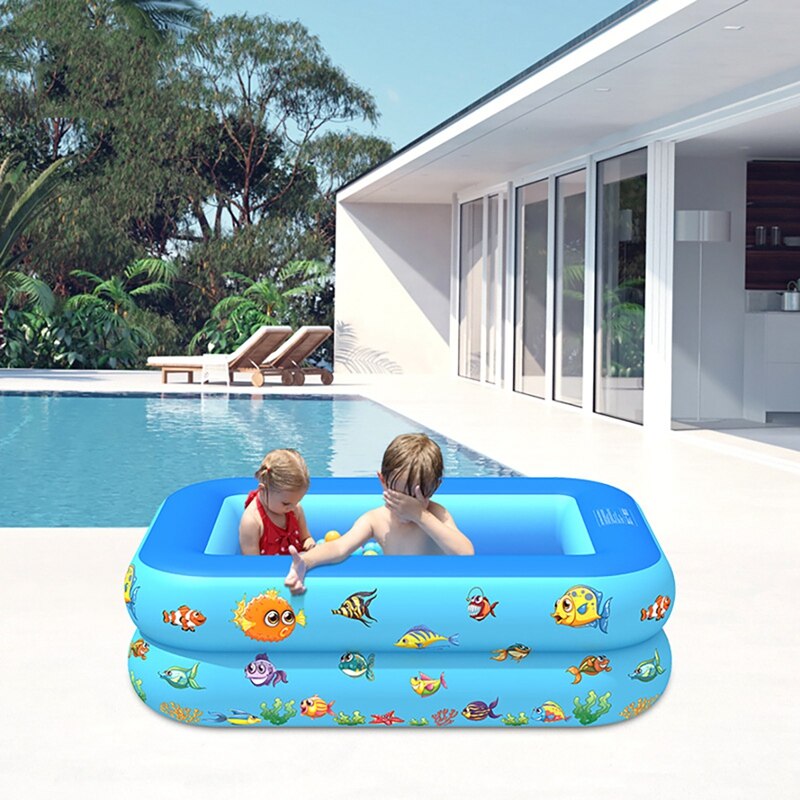 Inflatable Swimming Pool Family Swim Center Inflat... – Grandado