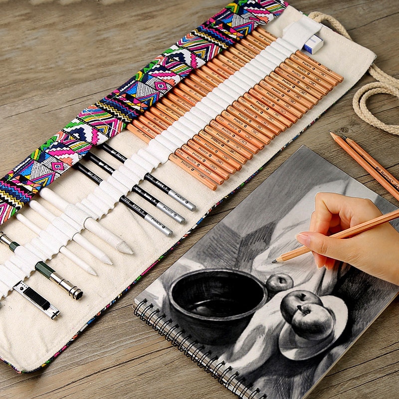 Sketch pencil set sketch drawing tool log painting... – Vicedeal