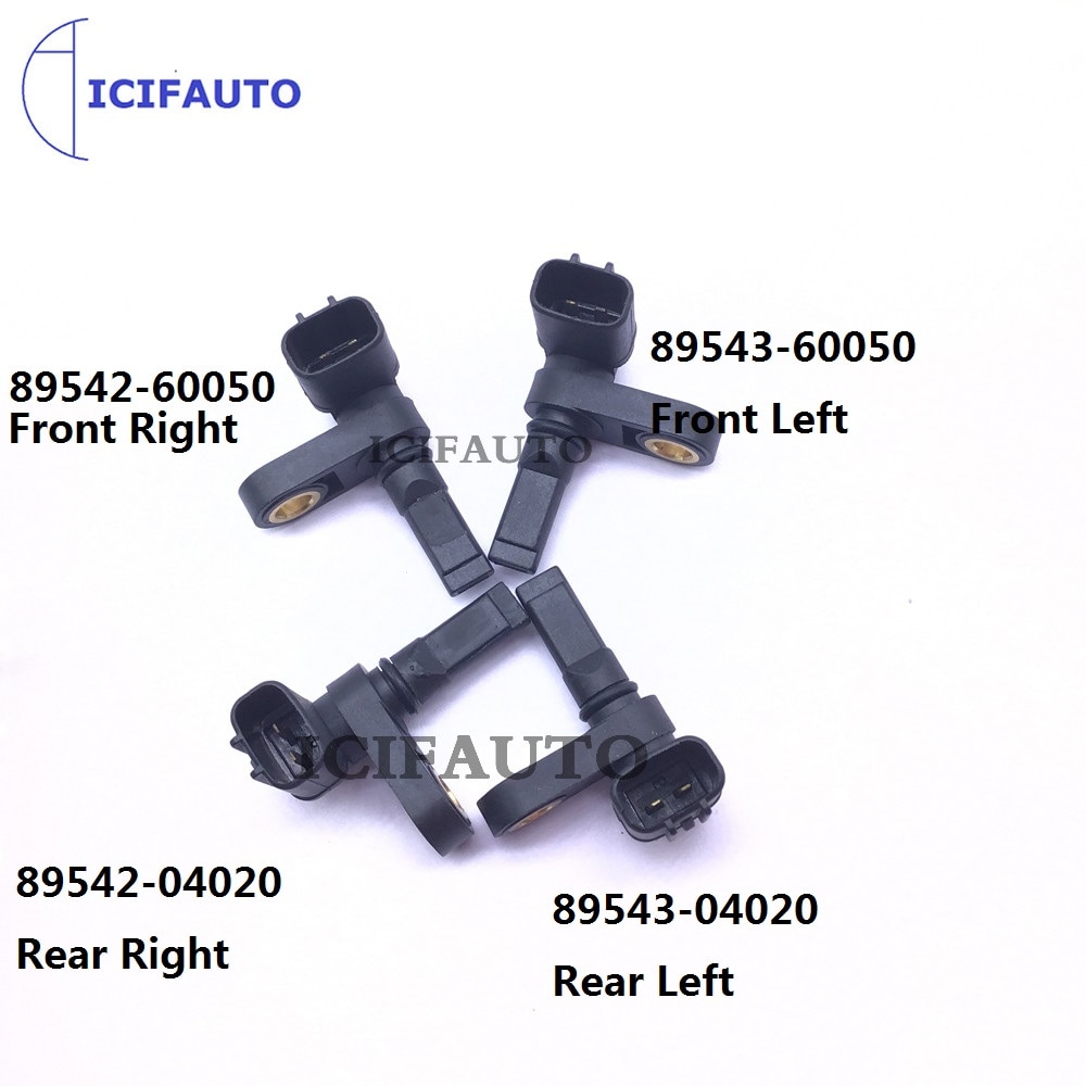 4Xabs Wheel Speed Sensor Voor & Achter/Rechts ... – Grandado