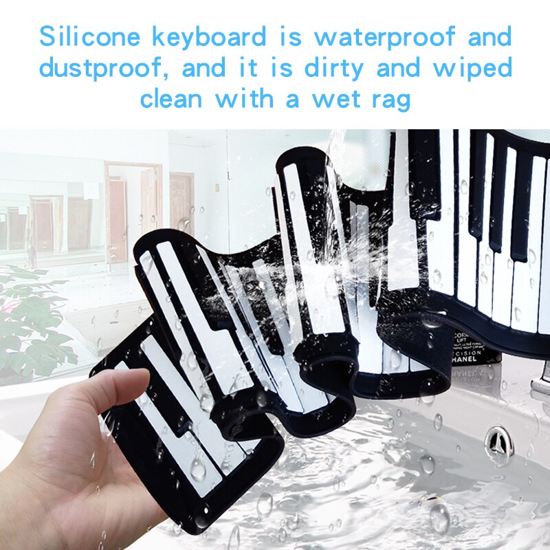 49 Keys Roll Up Piano Foldable Portable Hand Roll ... – Vicedeal