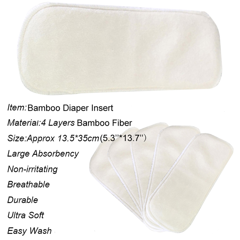 Washable Reusable Diaper Inserts Nappy Liner Boost... – Vicedeal