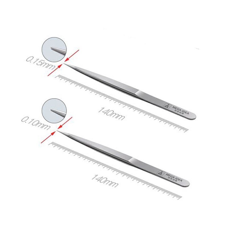 Non-Magnetic Tweezer 0.1/0.15mm Stainless Steel An... – Grandado