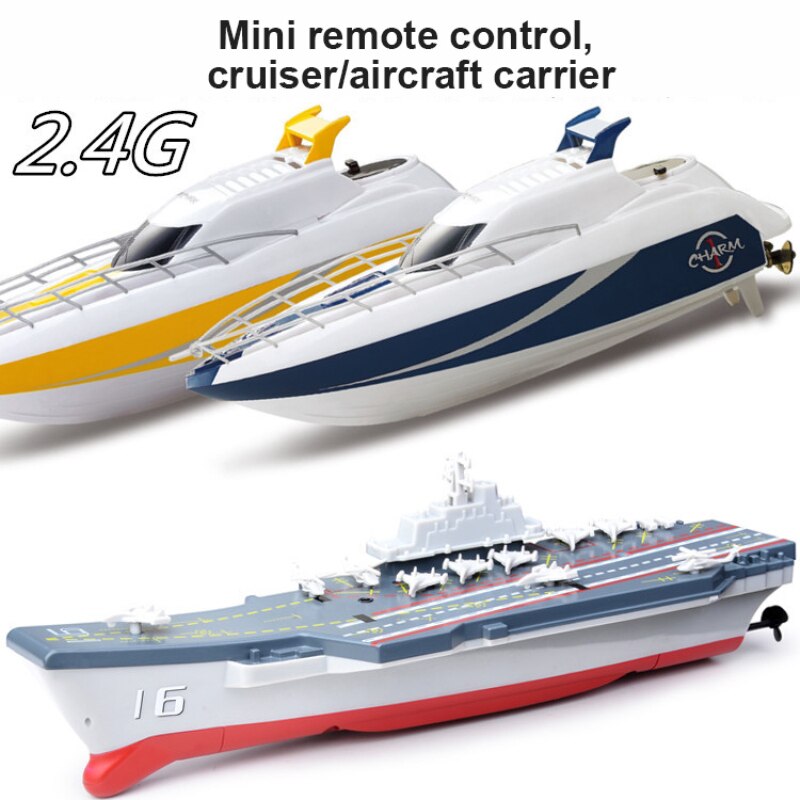 2.4G Mini Remote Control Aircraft Carrier Cruiser ... – Grandado