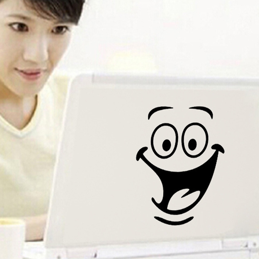 Autocollants muraux avec sourire humoristique, aff... – Grandado