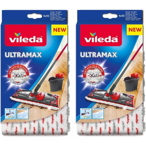 Vileda Ultramax Microfiber-Replacement Mop - 2 Pcs – Grandado