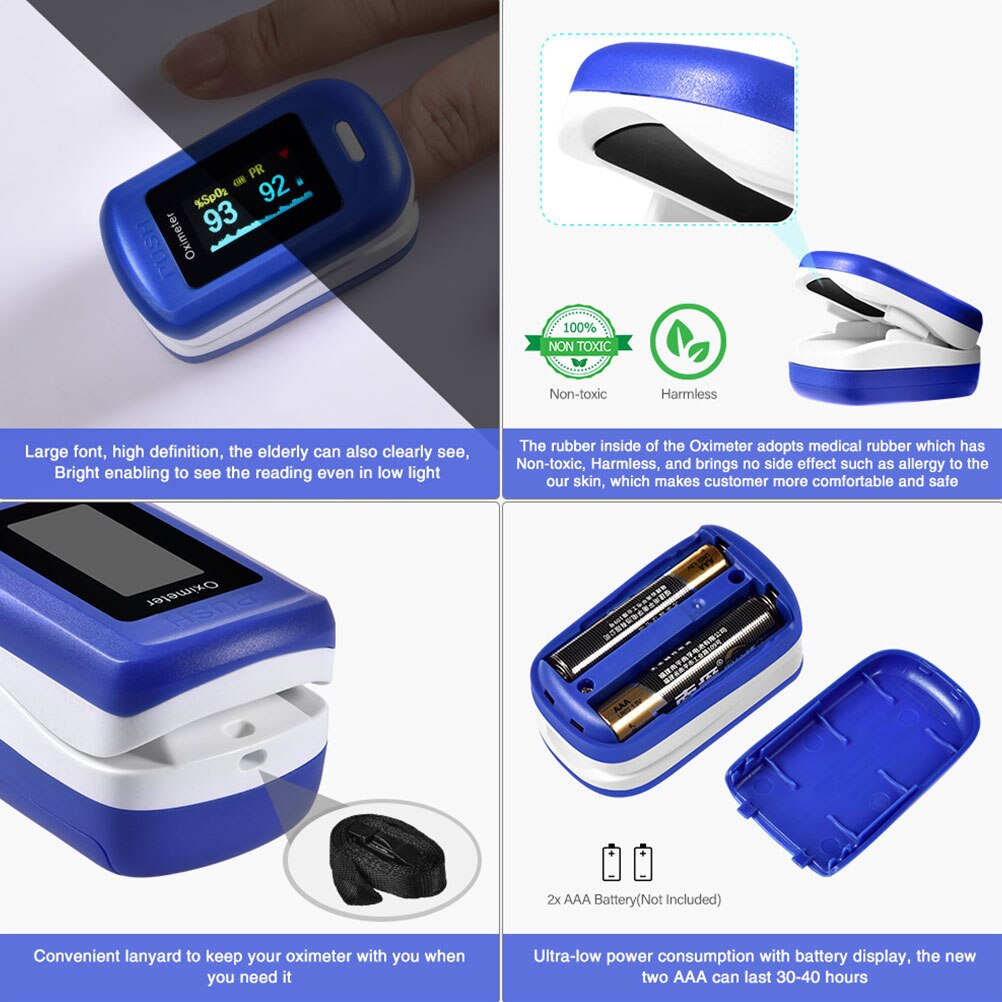 Fingertip Pulse Oximeter Digital Finger Oximeter O... – Grandado