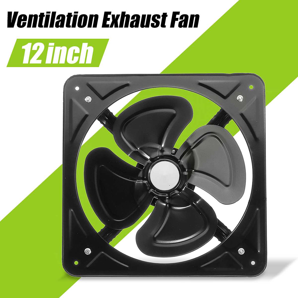 12 Inch 50W Exhaust Fan Axial Vent Fan Ventilation... – Vicedeal