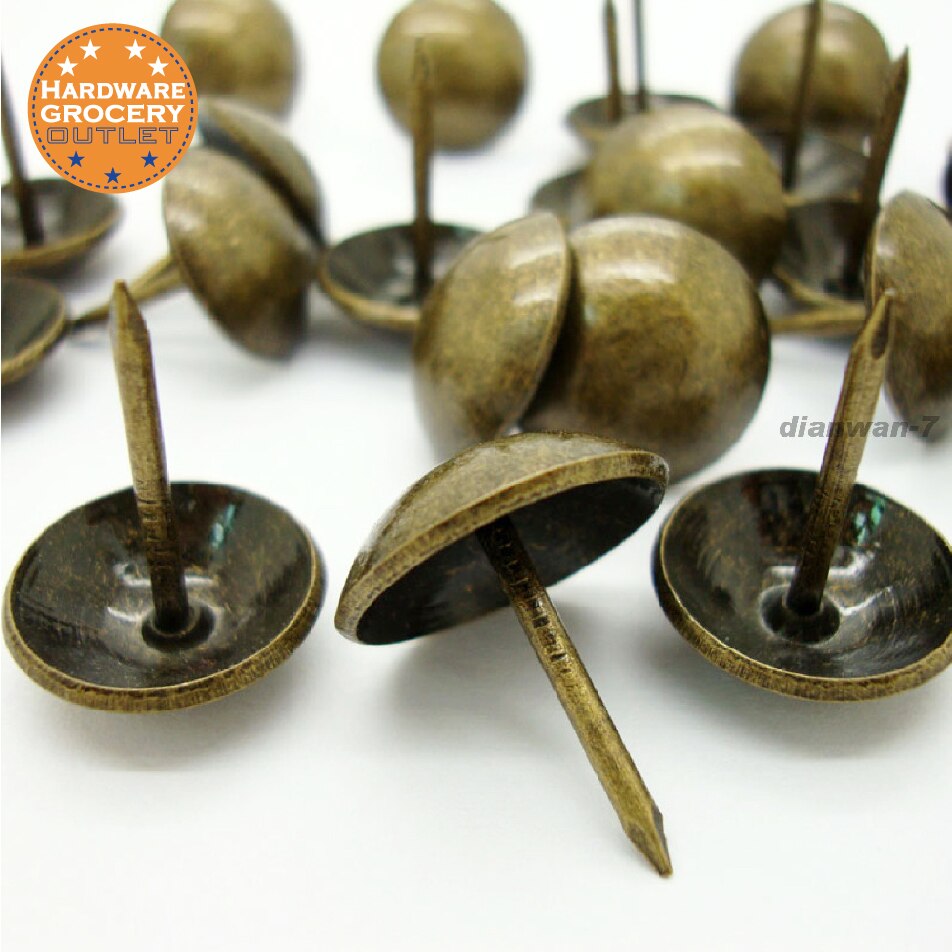 Generic Round Large-headed Nail Antique Brass Pack... – Grandado