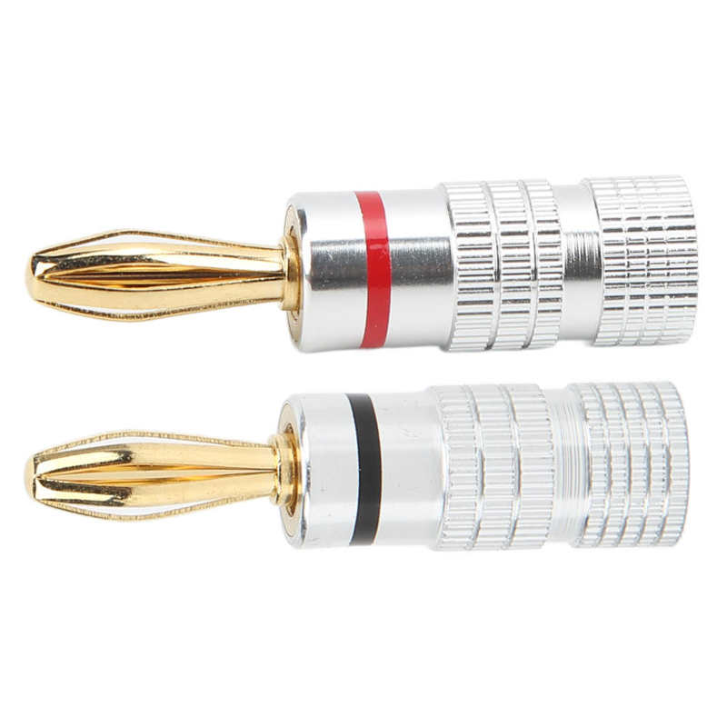 Straight Speaker Connectors Banana Plugs for Audio... – Vicedeal