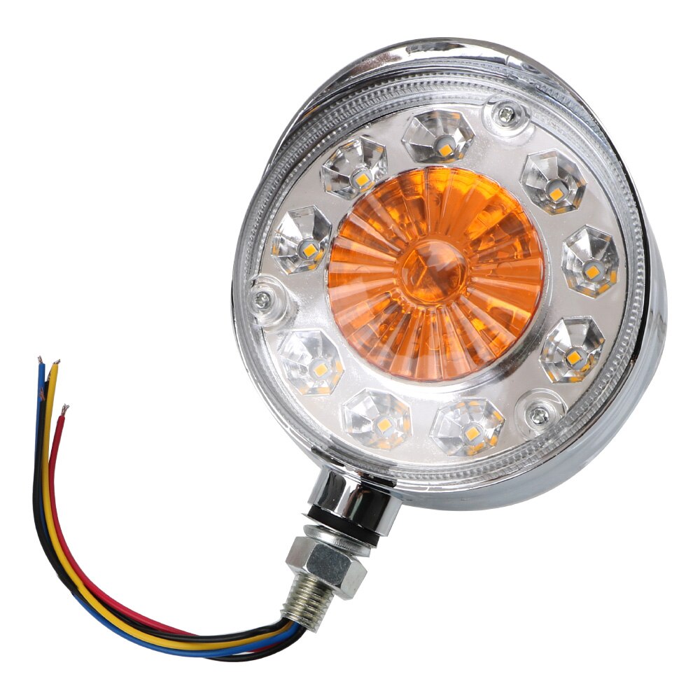 24V Red/Yellow Double Face Stop Light for Trucks A... – Grandado