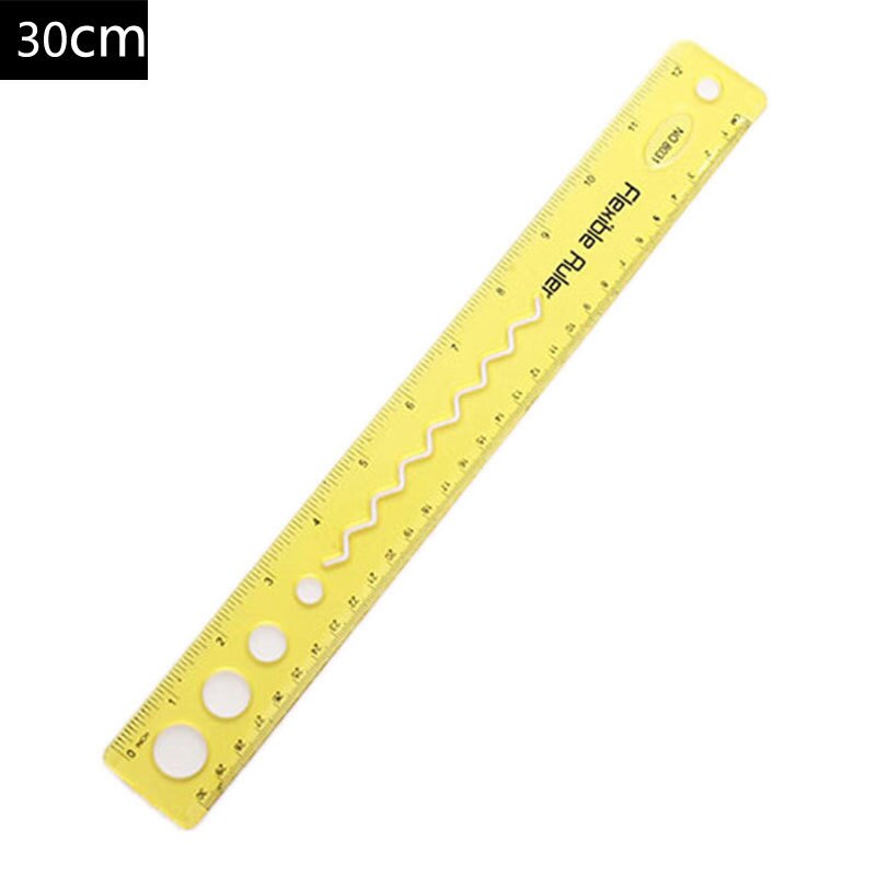 30cm Super Soft Ruler Flexible Straight Ruler Plas... – Vicedeal