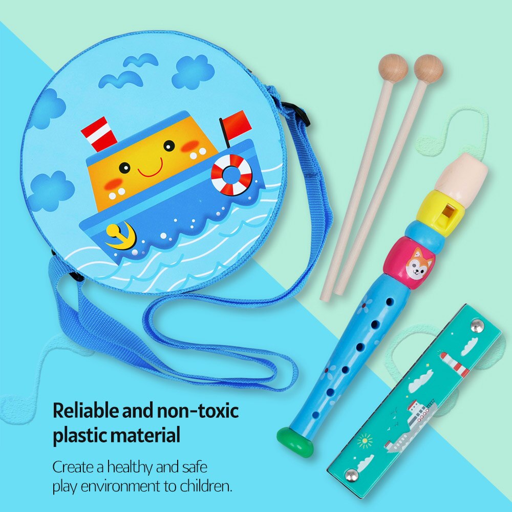 Musical Toys Set Percussion Instrument Band Rhythm... – Grandado