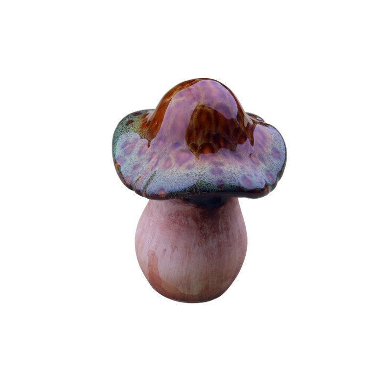 3- pakker keramisk sopp statue dekor for hage hjem... – Grandado