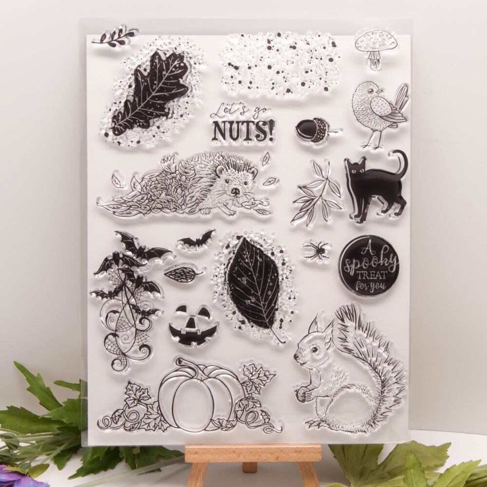 Pompoen Halloween Eekhoorn Clear Stempels Scrapboo... – Grandado