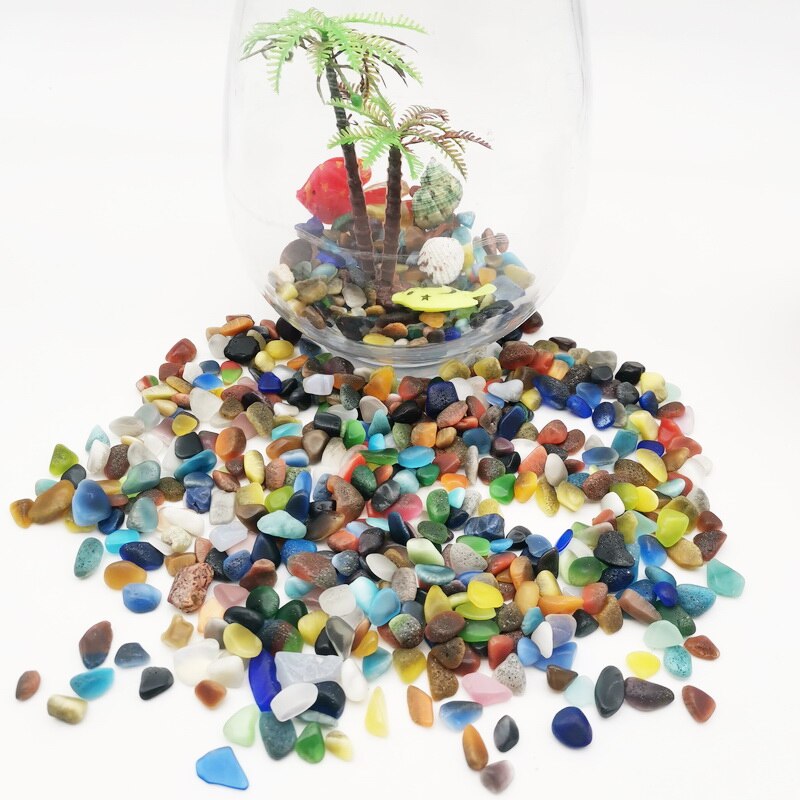 Mixed Color Decorative Beads 300g Pebble Stones Gr... – Grandado