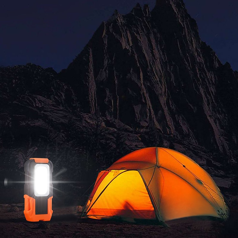 Bærbart led arbejdslys multi-brug cob lommelygte m... – Vicedeal