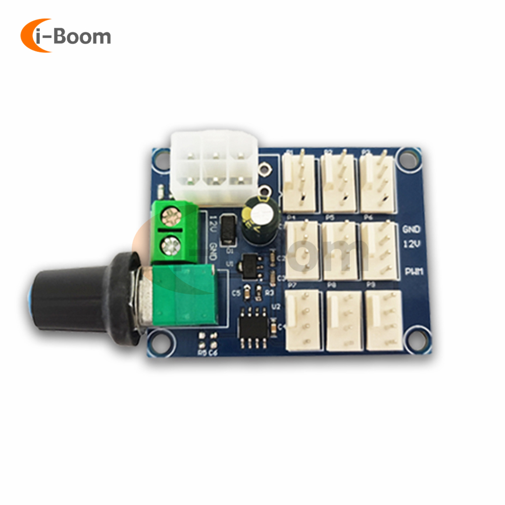 Multi-Channel Fan Motor Speed Controller PWM Speed... – Grandado