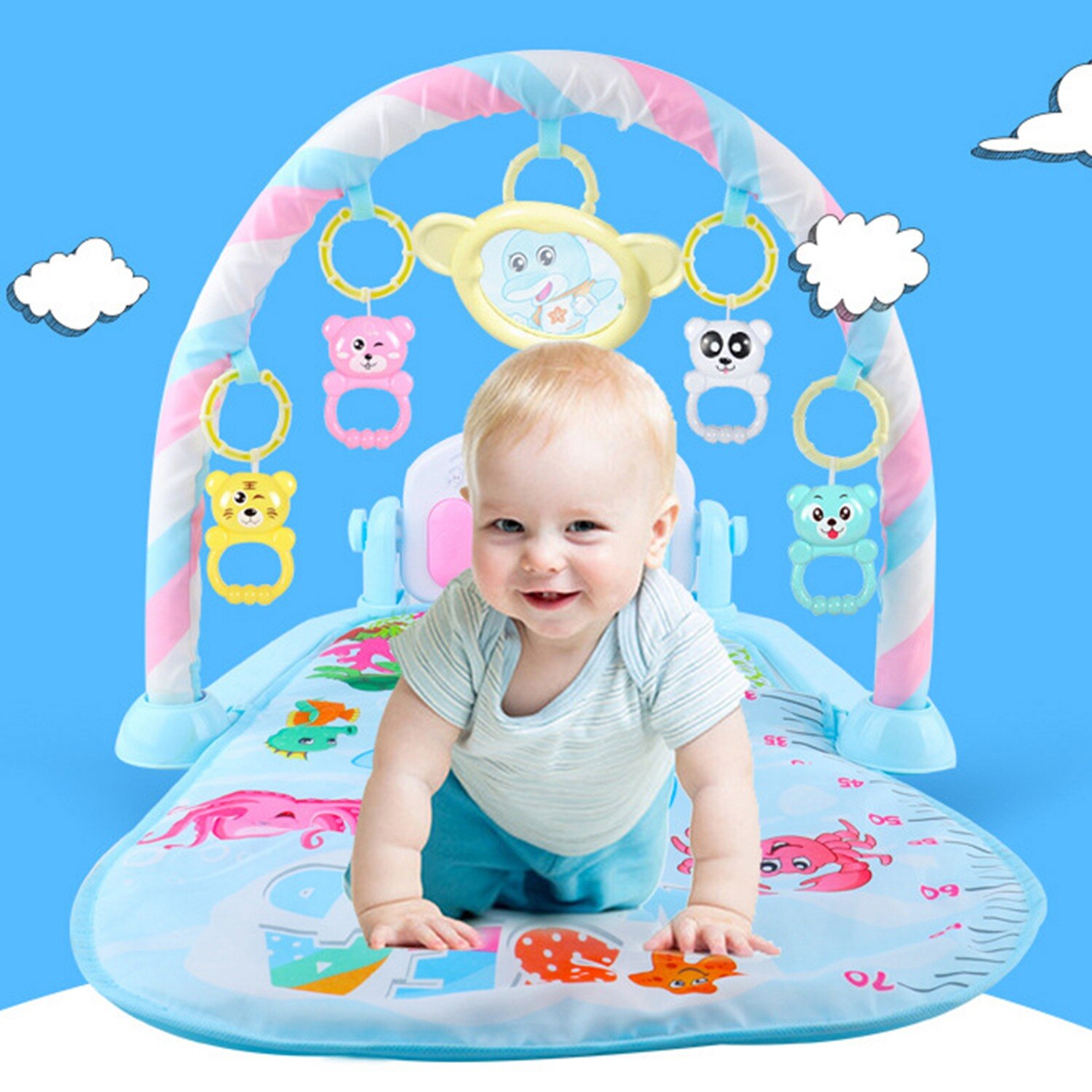 Baby Activity Gym Children's Play Mat 0-12 Mon... – Grandado