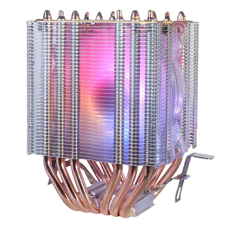 6 Copper Tube CPU Radiator Chassis Fan Synchronous... – Grandado
