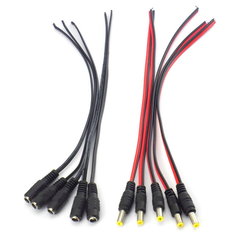 12V Dc Connectors Man Vrouw Jack Kabel Adapter Plu... – Grandado