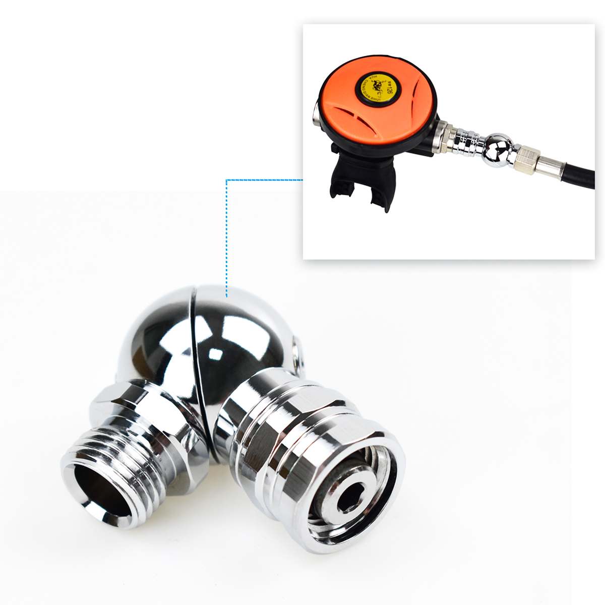 Underwater Diving Valve Swivel Connector Diving Eq... – Grandado