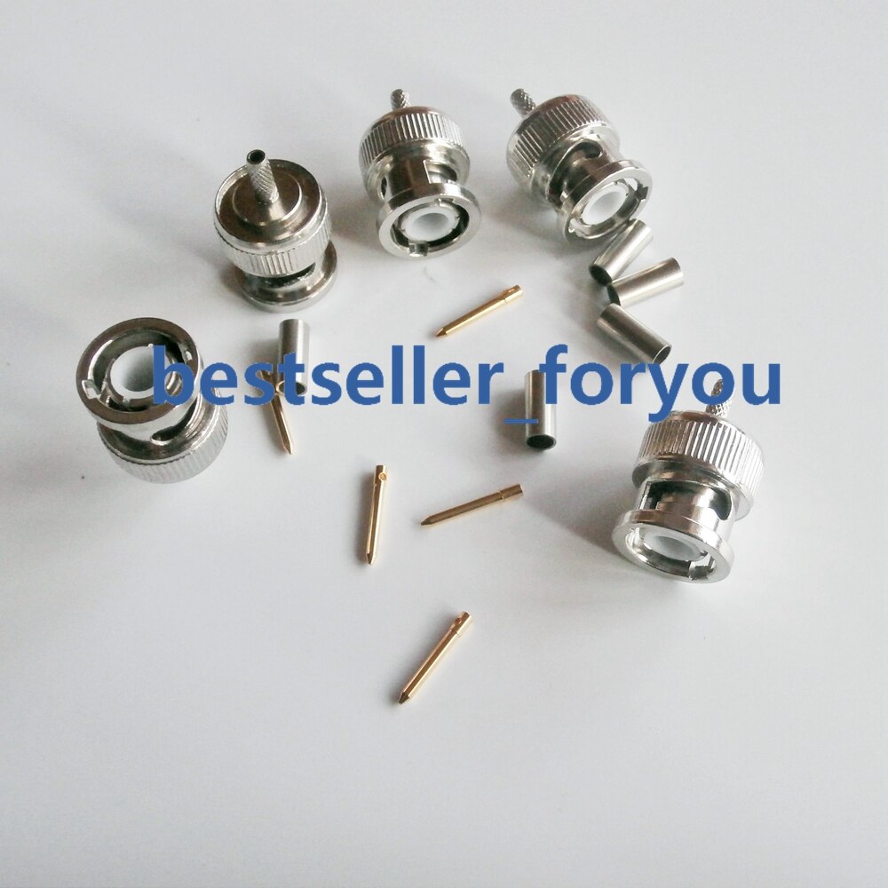 BNC Male Plug RF Coax Connector Crimp RG316, RG174... – Vicedeal